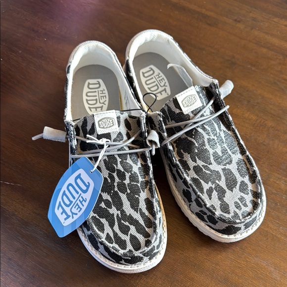 Hey Dude | Shoes | Hey Dude Womens Wendy Leopard Sparkle Black And ...